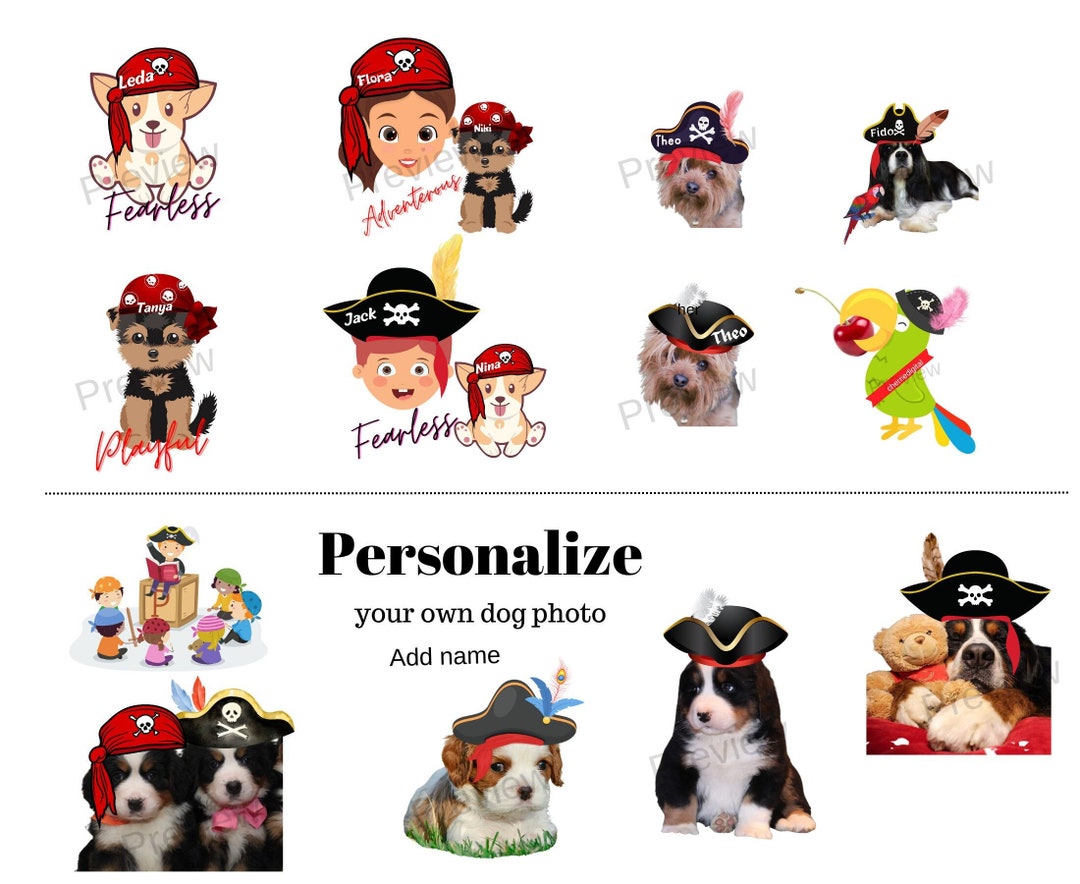 Pirat Clipart Funny Pirates Life Bundle Mug Svg Pirates Pets - Etsy