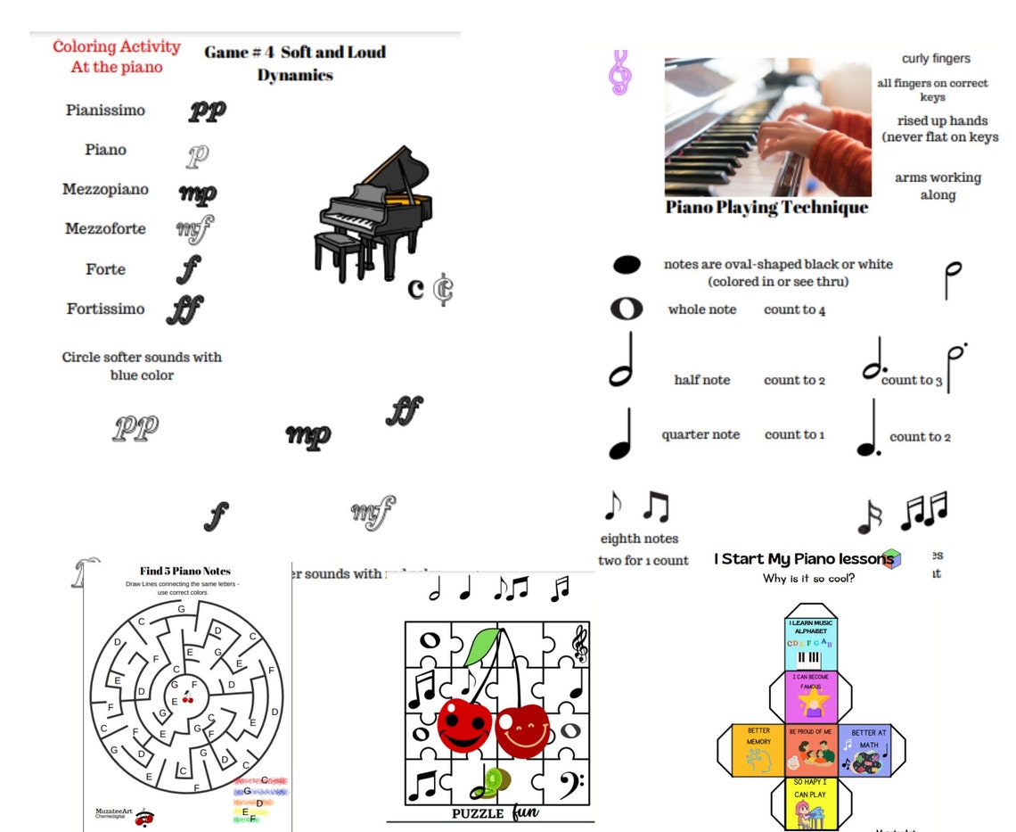 Piano Hands Scales Sheet Music, Correct Fingers, Piano Lessons, Small ...