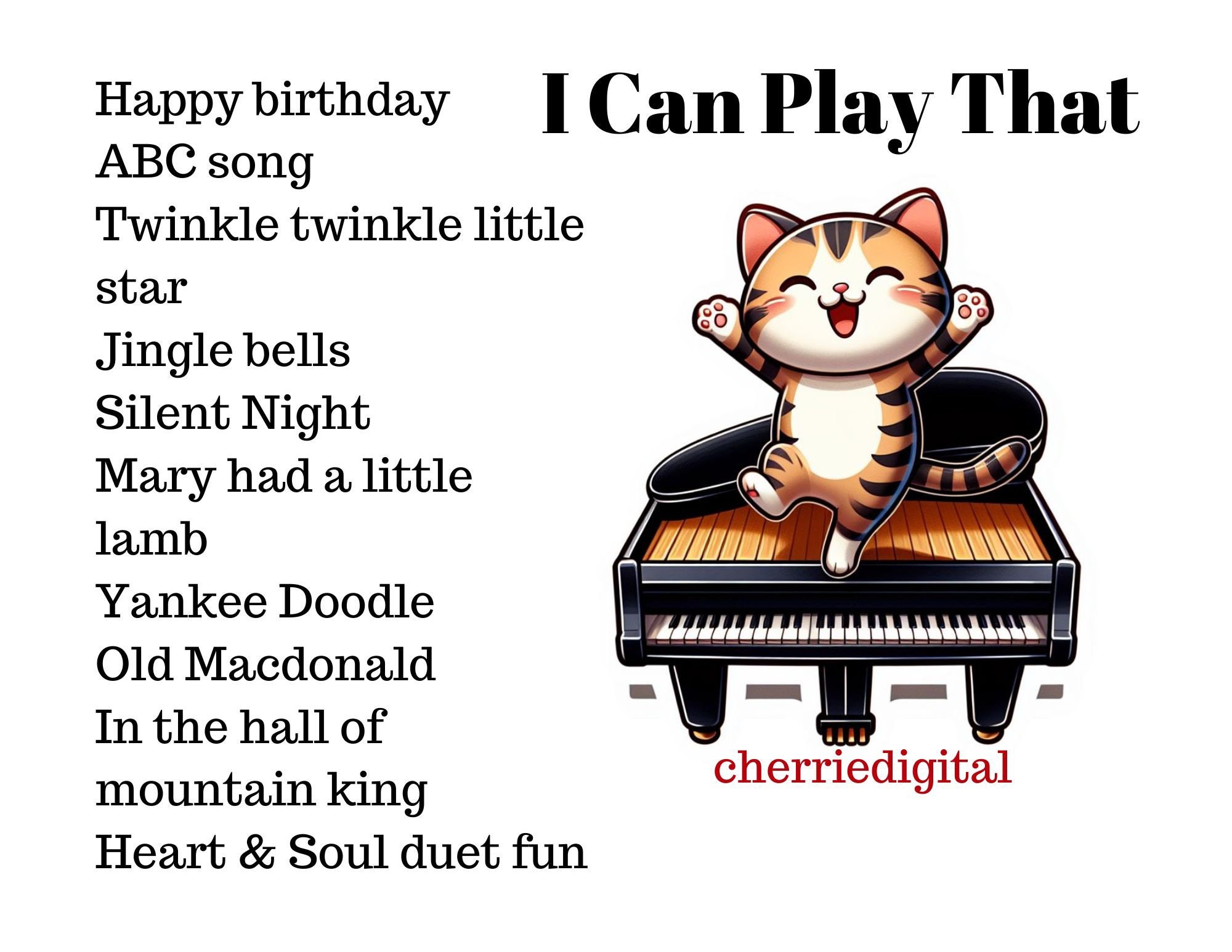 Preschool Easy Piano Songs Beginners Piano Lessons, Sheet Music, Large ...