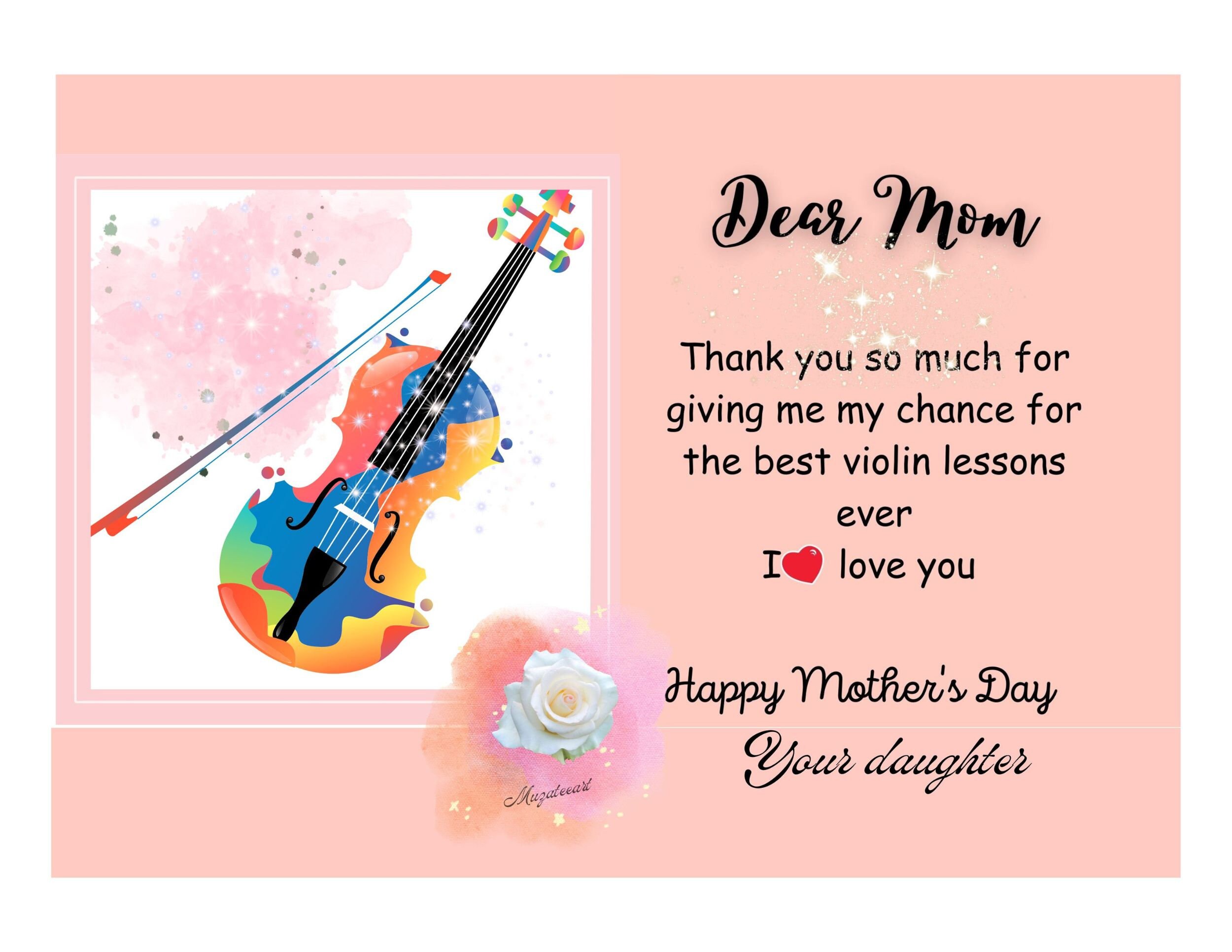 Set of 3 Instant Download Watercolor Thank You for My Musical Talents ...