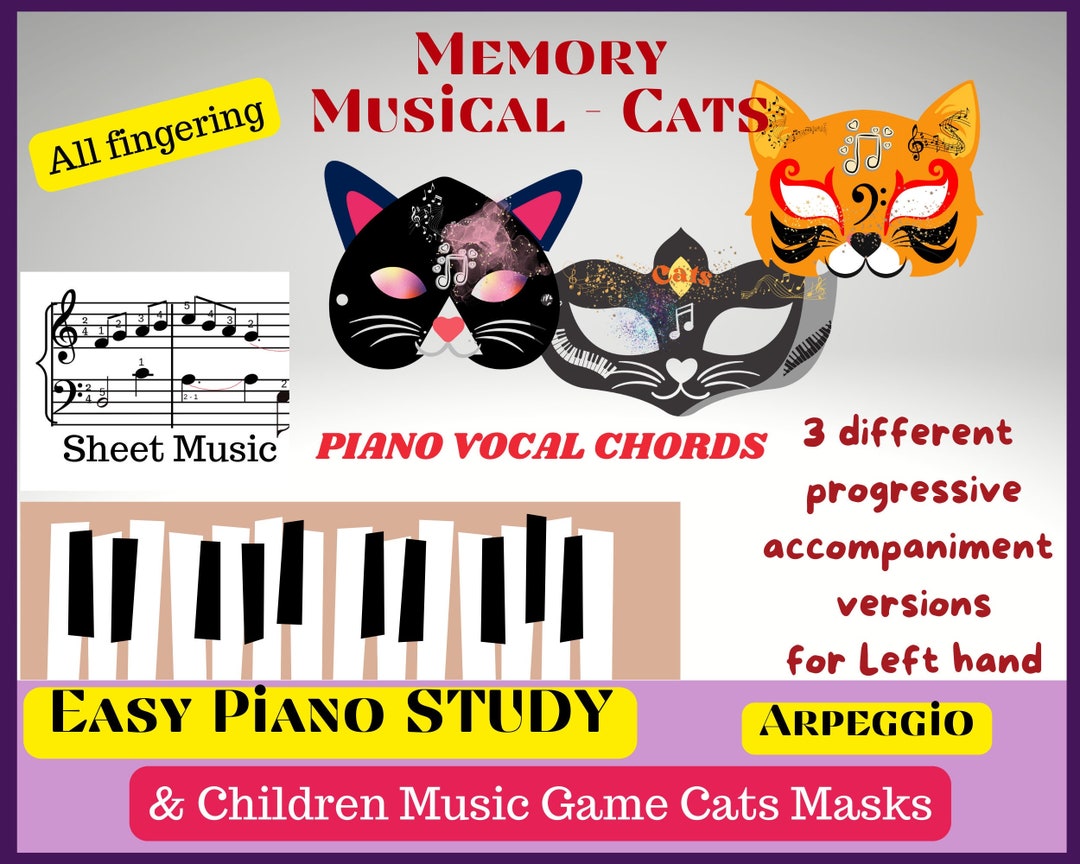 Memory Broadway Musical Cats Sheet Music EZ Piano Arpeggios Piano ...