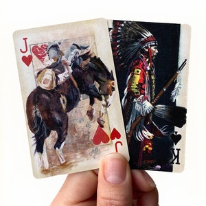 2ND DECK Western Art Playing Cards - Etsy