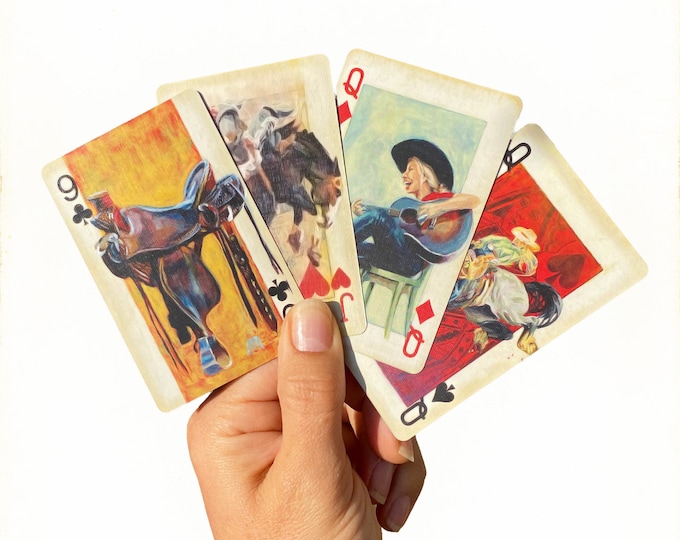 Playing Cards PRINT - Etsy