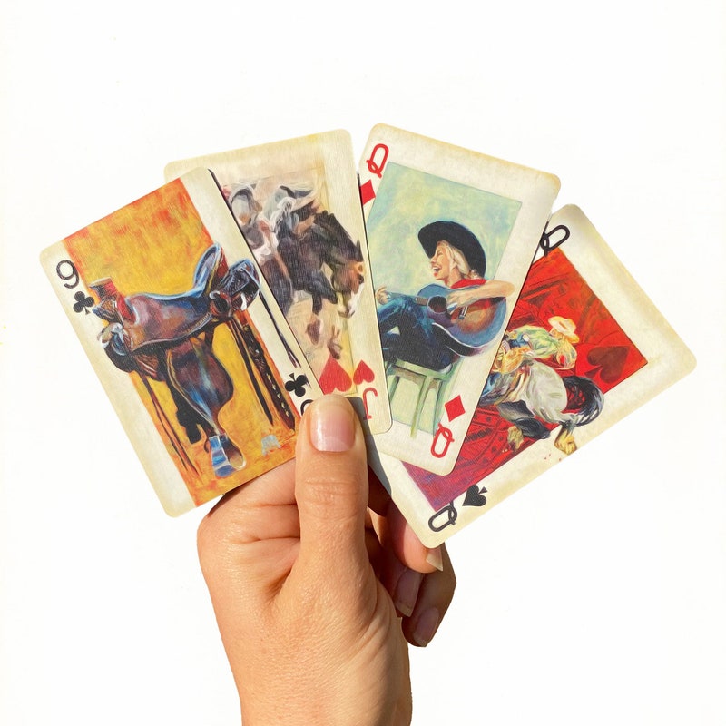 Western Card Deck Prints - Etsy