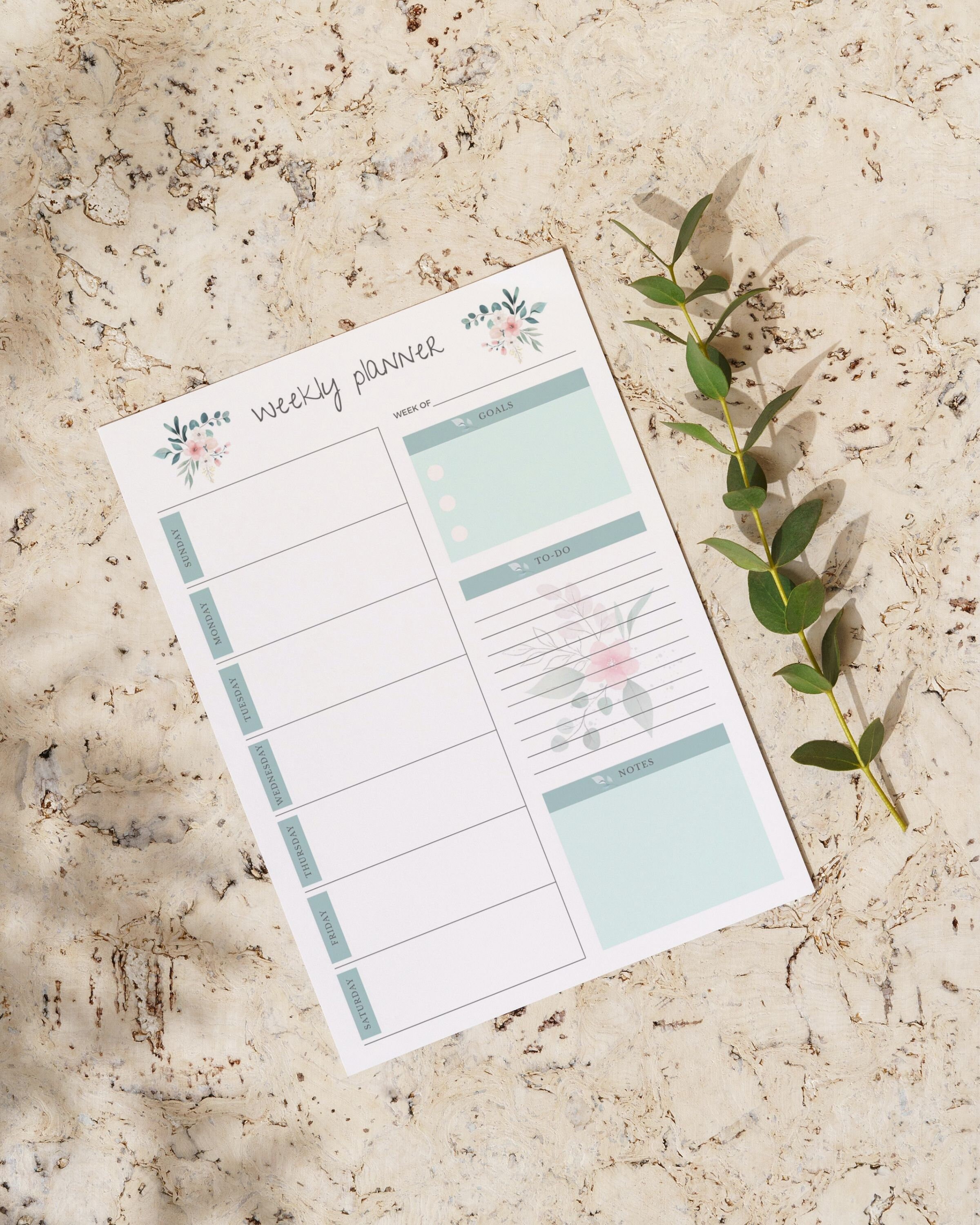Weekly Planner & to Do List Printable - Etsy