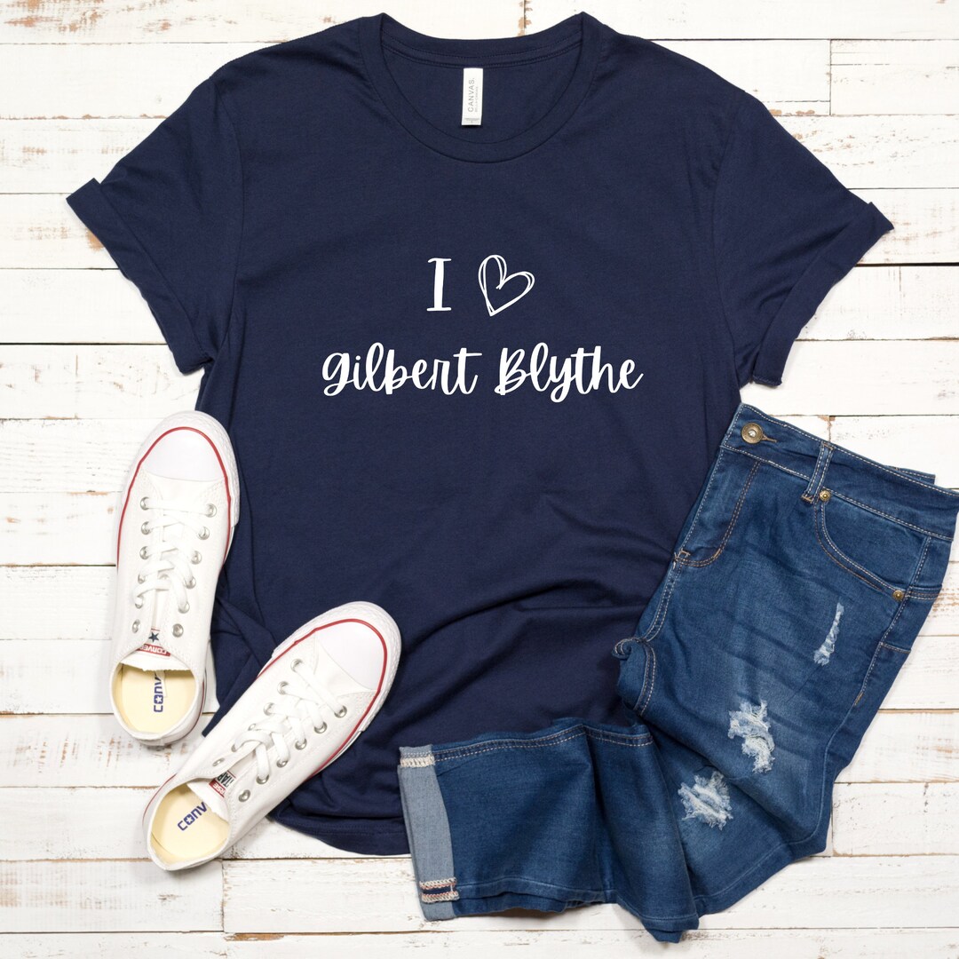 I Love Gilbert Blythe Anne of Green Gables Shirt, I Heart Gilbert ...