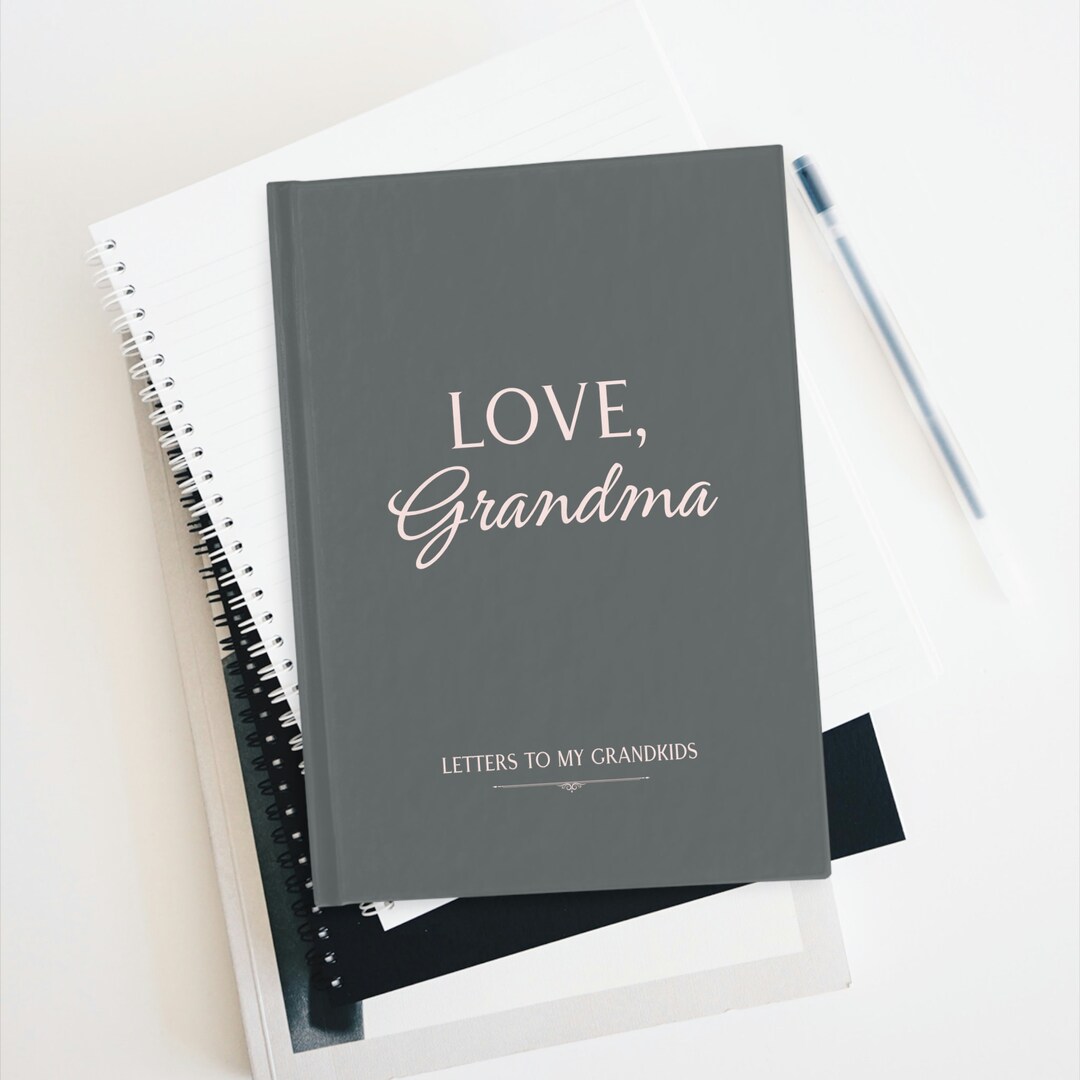 Grandma Journal, Letters to My Grandkids Journal, Memory Keepsake ...