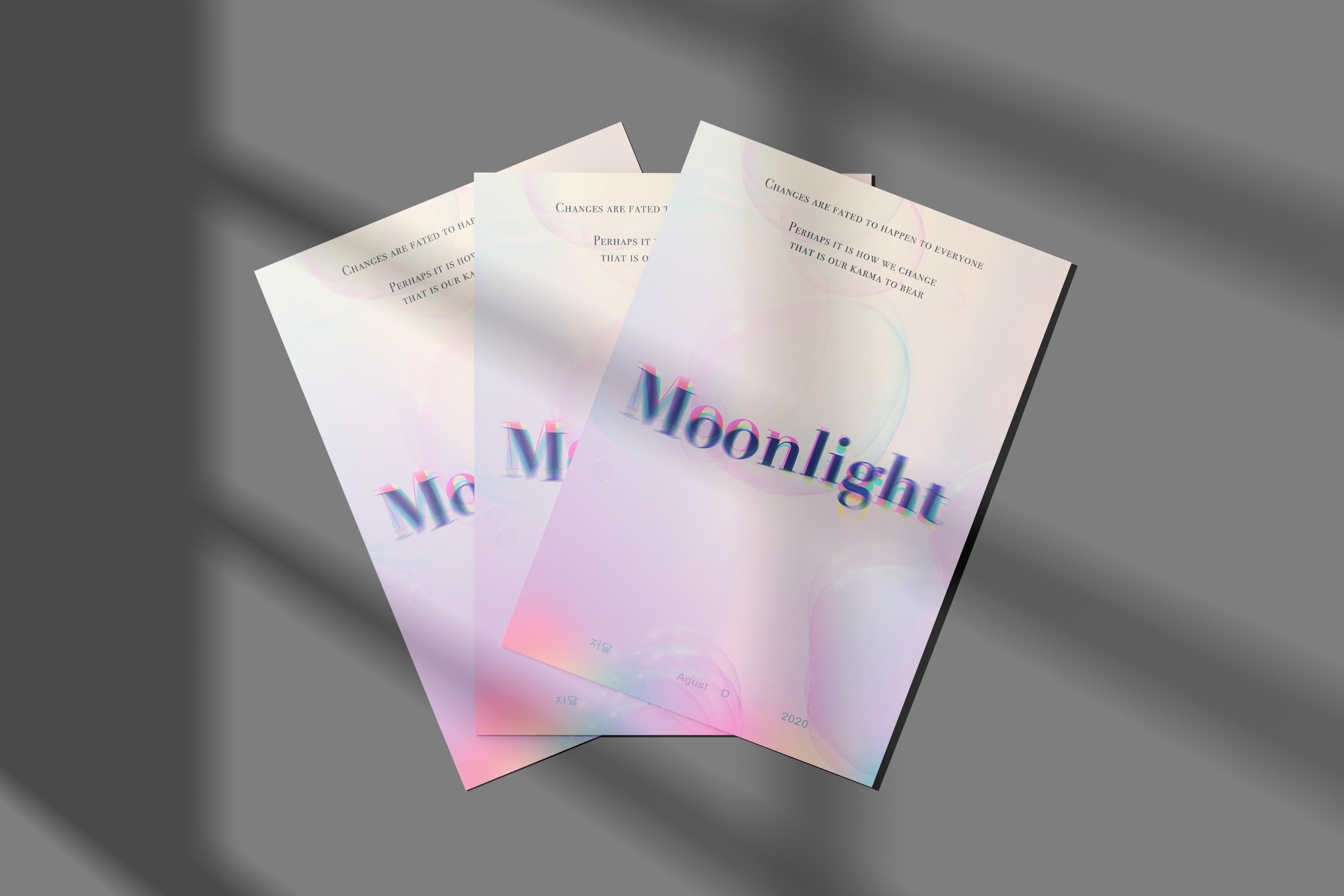 Moonlight - Agust D BTS Suga - Etsy