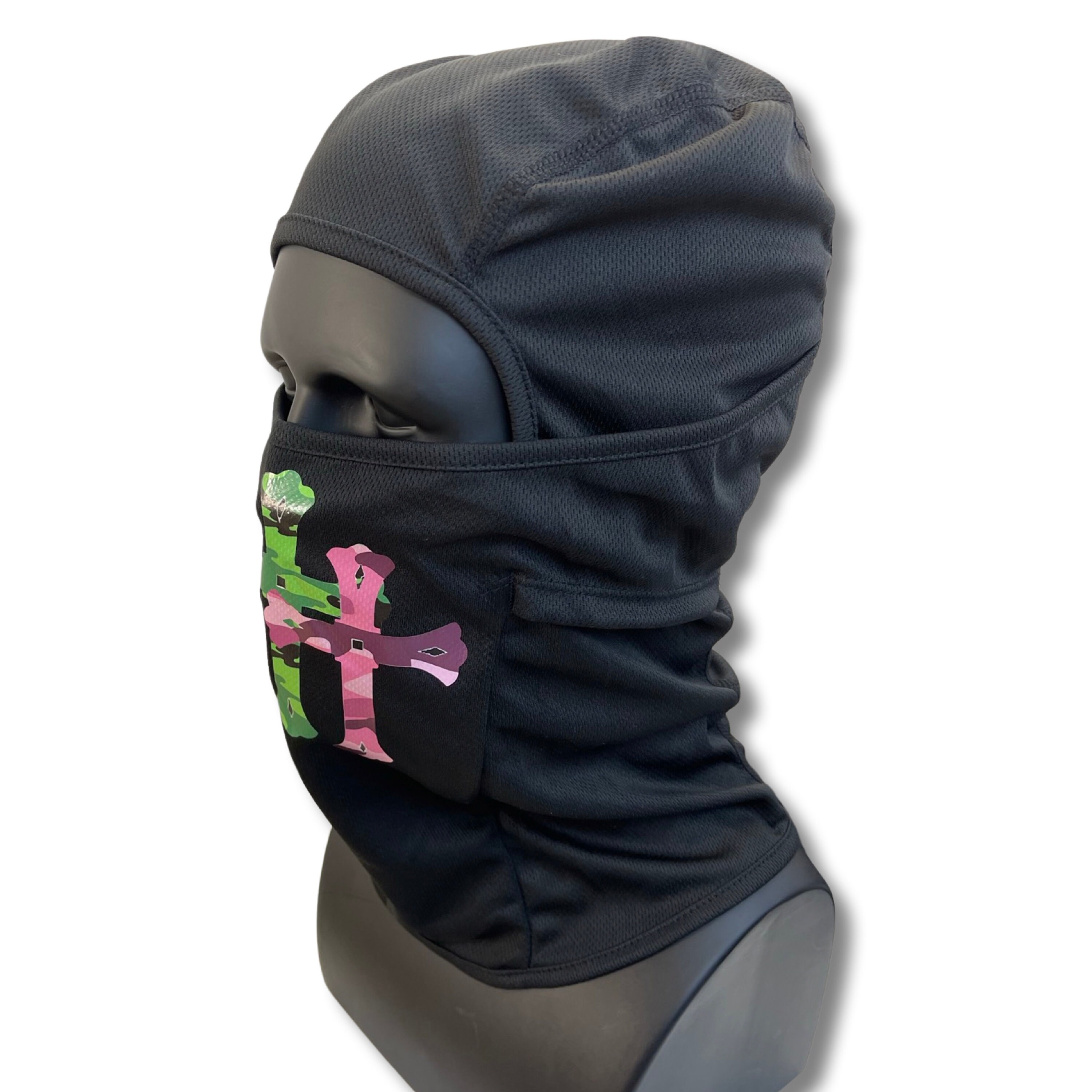 Double Camo Cross Balaclava Ski Mask Winter Lightweight Cap Hat Trendy ...