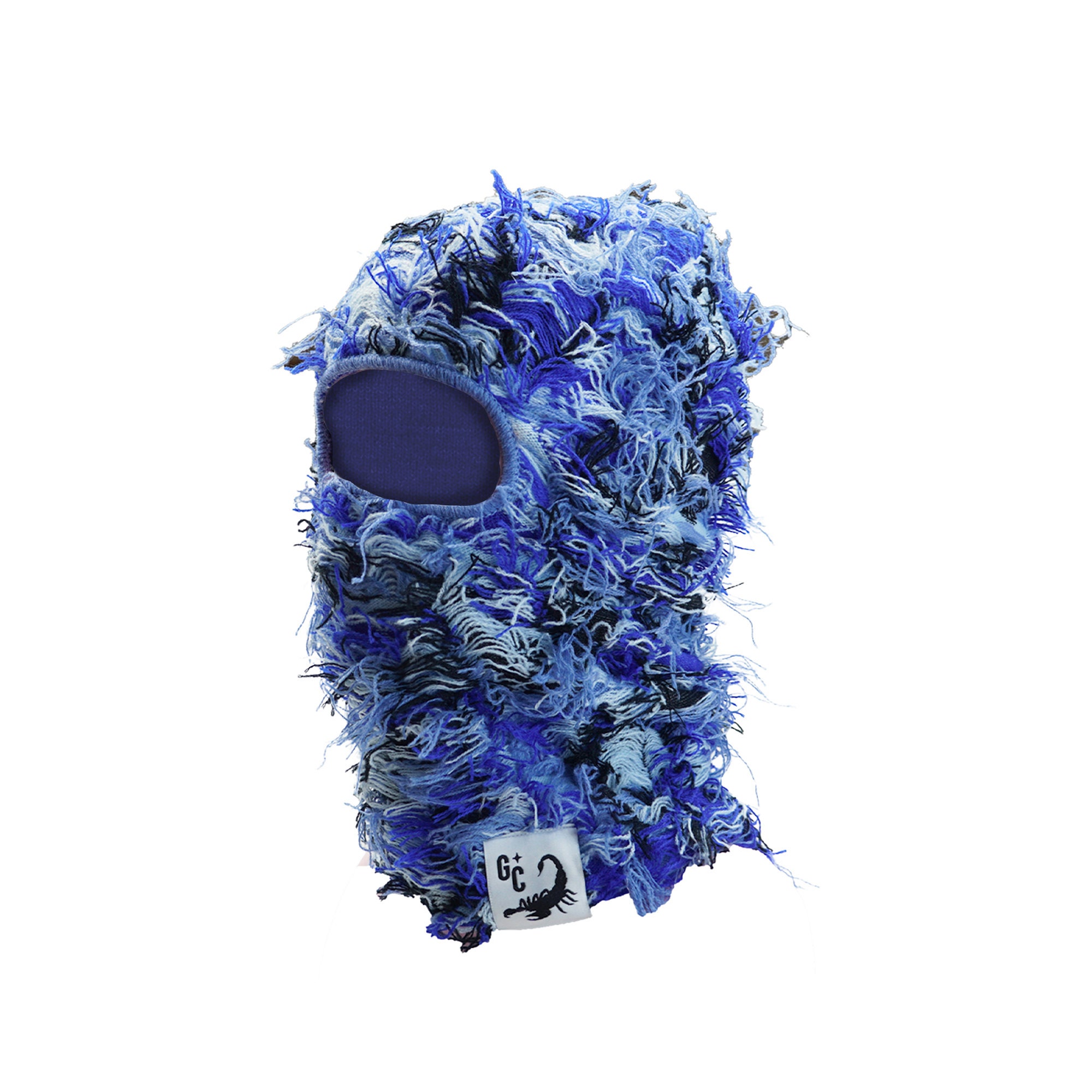 GC Camo Knitted Balaclava Distressed Balaclava Ski Mask Yeat Inspired ...