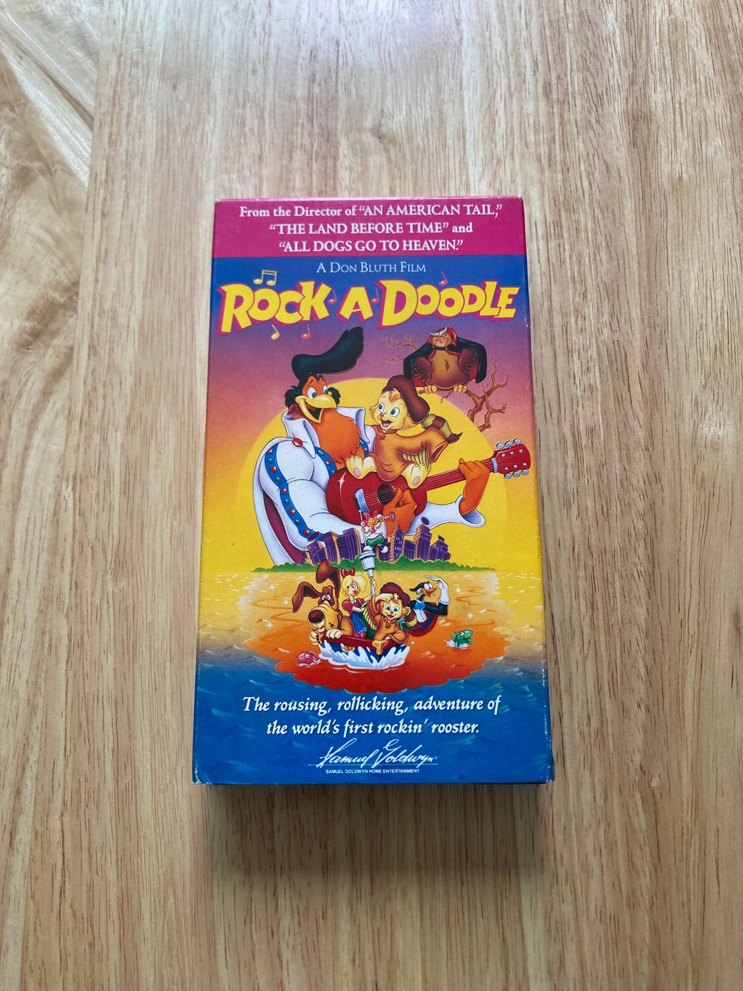 Rock-a-doodle VHS (1990) - Kids/family/animation/musical/1990s/don ...