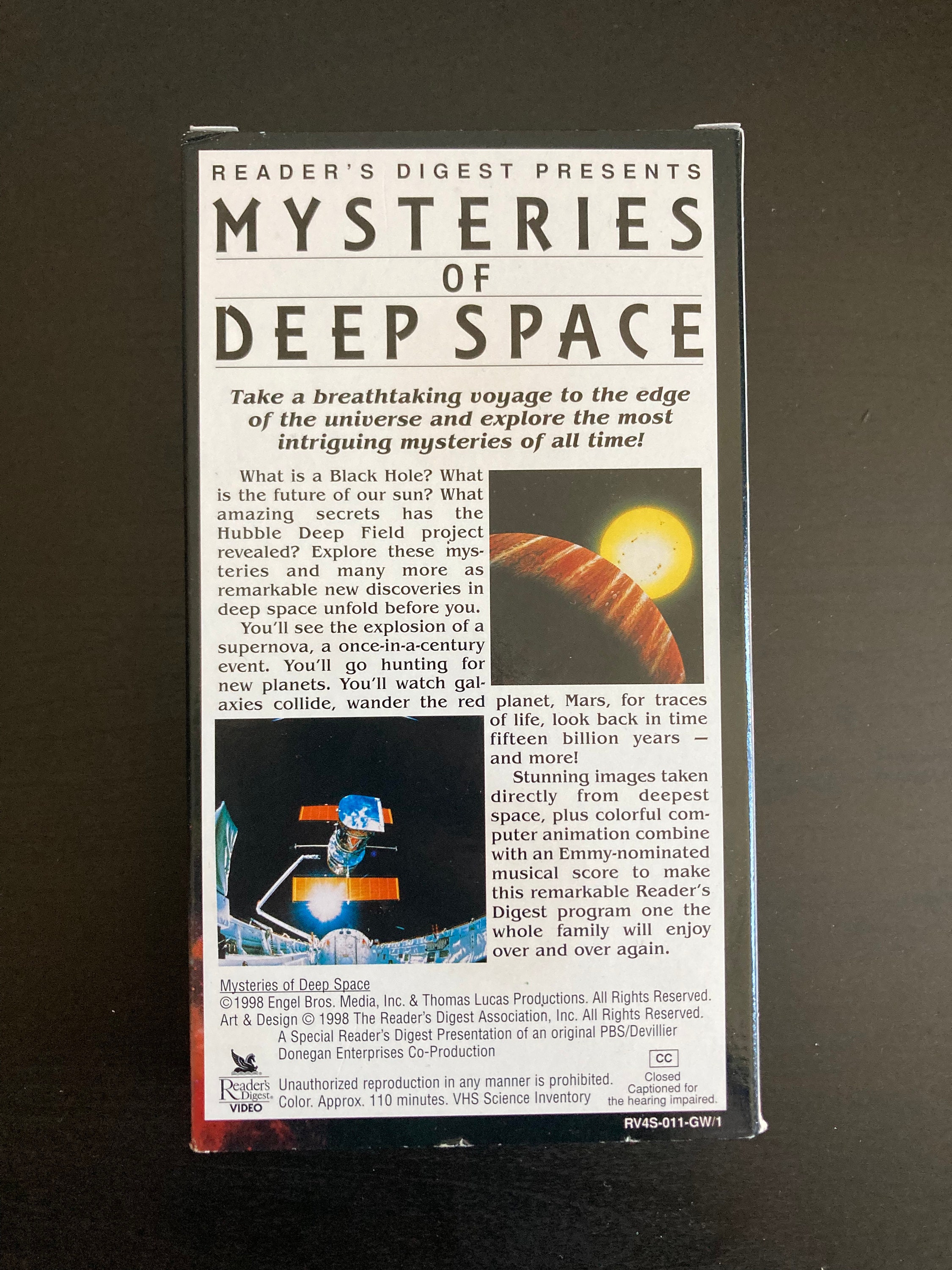 Mysteries of Deep Space VHS reader's Digest 1998 - Etsy