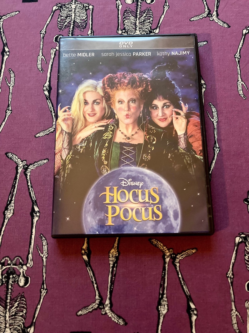 Hocus Pocus DVD 1993 Disney Film Family/comedy/supernatural/halloween ...