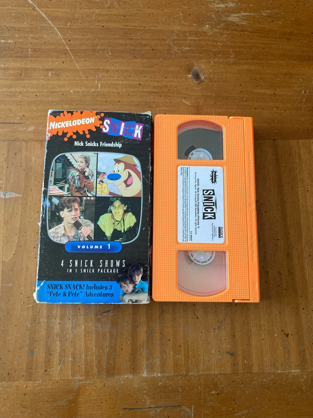 Nick SNICKS Friendship 1993 VHS Tape Nickelodeon/sony - Etsy