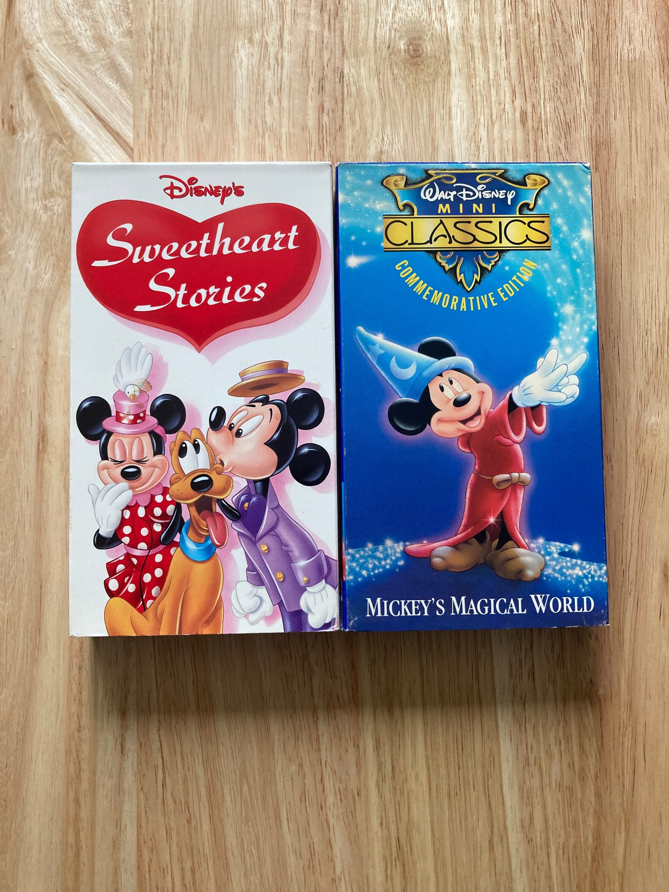 2 Walt Disney's Mickey Mouse VHS Choose 1 Animation/kids/family/1990s ...