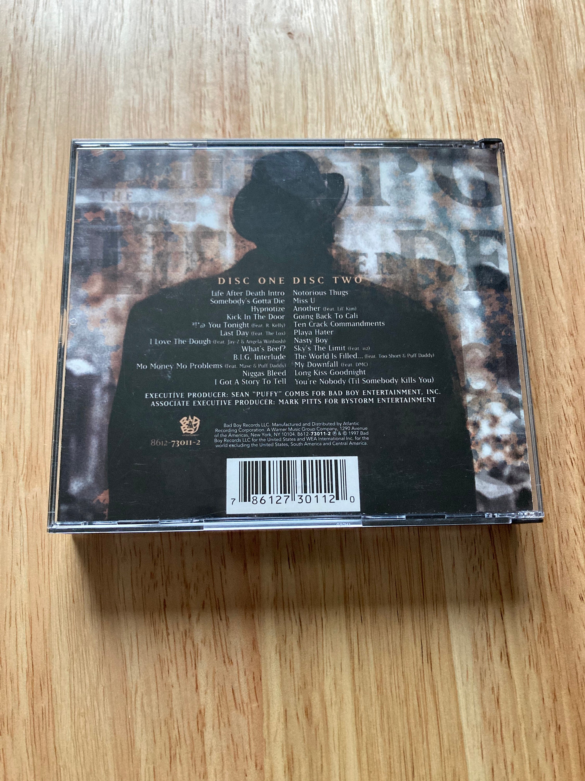 The Notorious B.I.G. Life After Death CD double-disc Hip Hop/rap/1990s ...