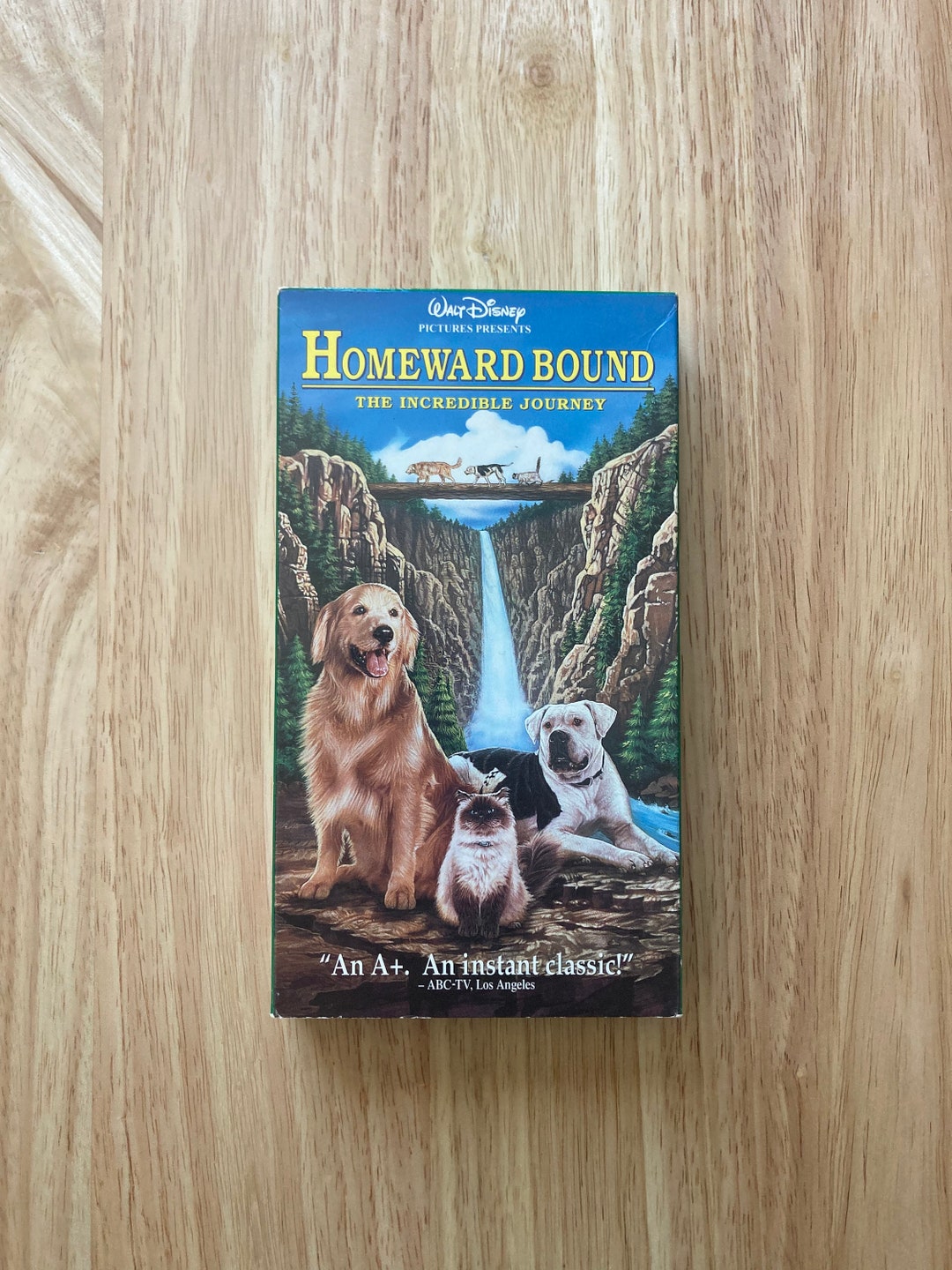 Homeward Bound: the Incredible Journey VHS 1993 Disney Film 1990s ...