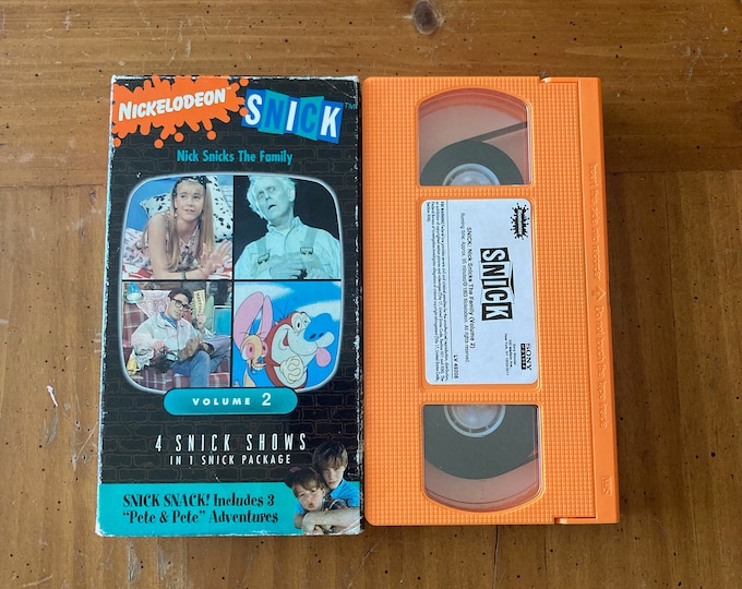 Nick SNICKS the Family (1993 VHS Tape) - Nickelodeon/sony Wonder - Etsy