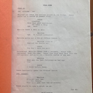 RARE Malcolm in the Middle SIGNED Script halloween Approximately S2E07 ...