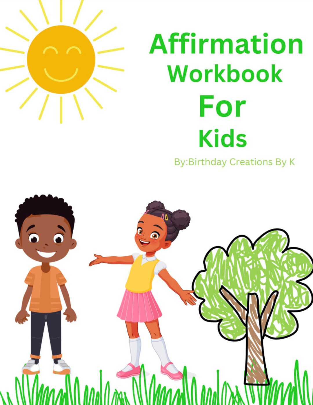 Affirmation Workbook for Kids | Affirmation Coloring Pages ...