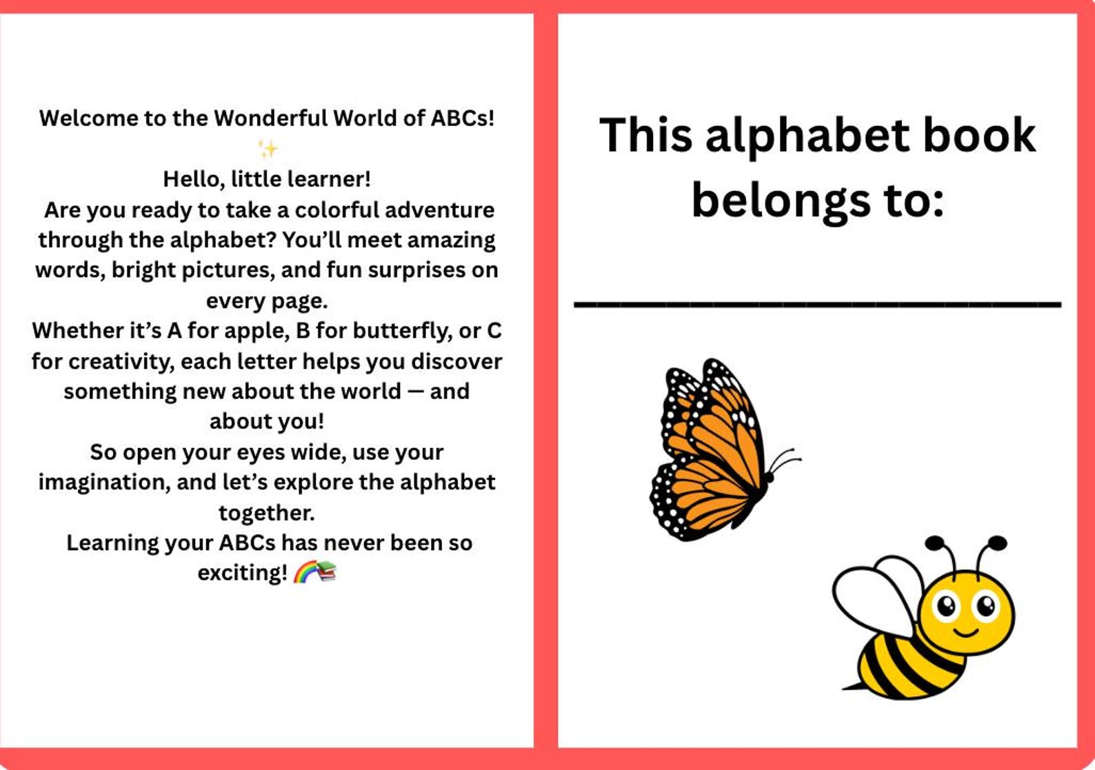 Alphabet Book for Kids | ABC Learning Book | Preschool & Toddler Early ...