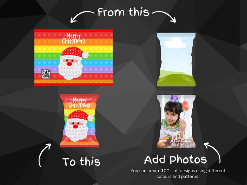 Chip Bag CANVA Mock Up, Chip Bag Template, Editable Canva Frame ...