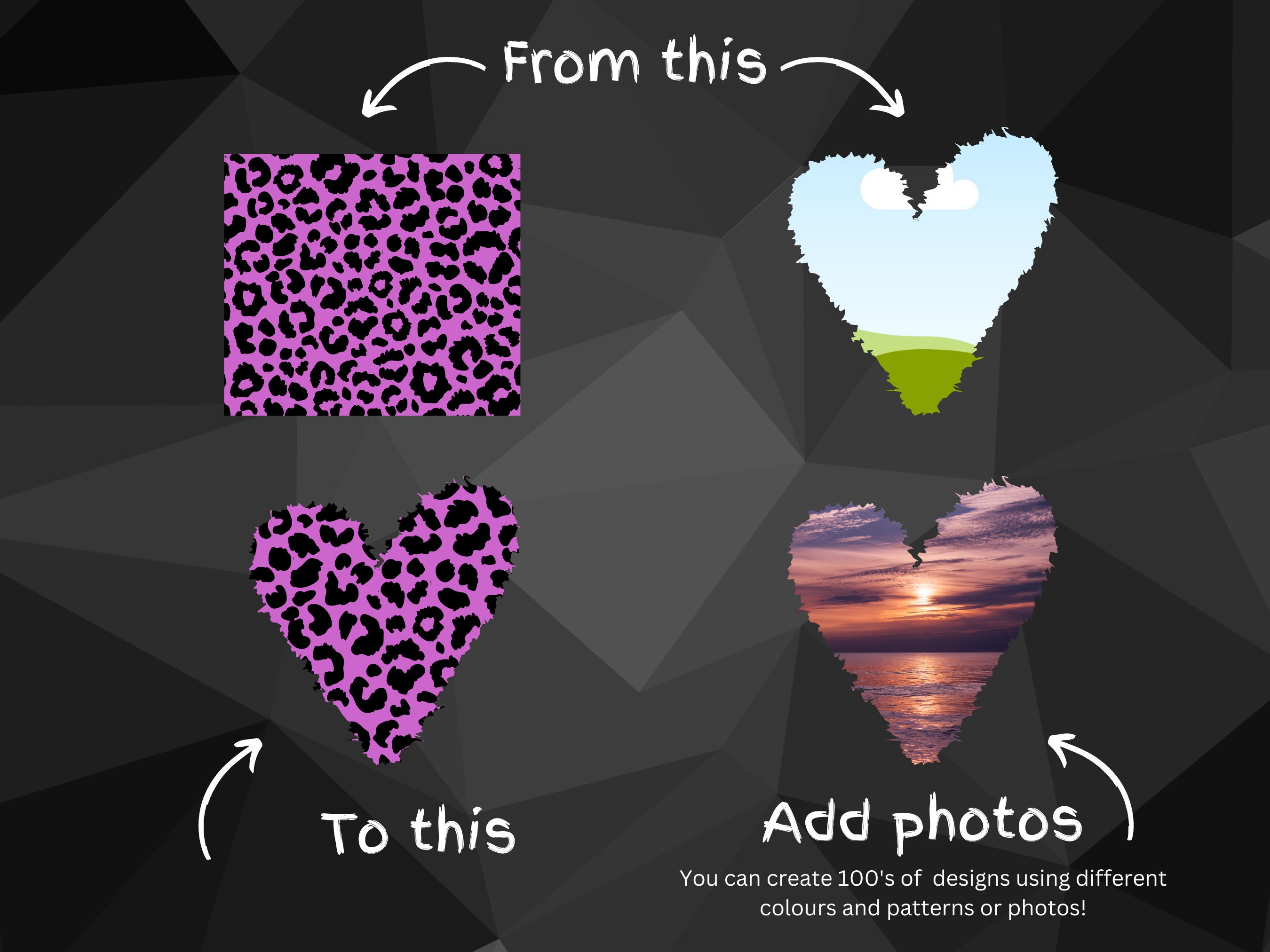 Fill Your Own Design Backgrounds, Canva Templates, Sublimation ...