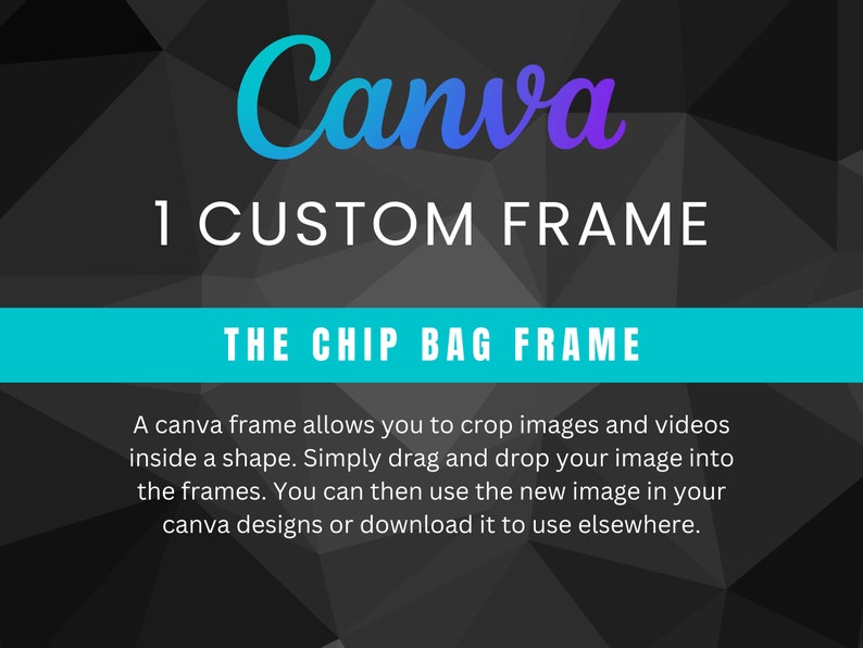 Chip Bag CANVA Mock Up, Chip Bag Template, Editable Canva Frame ...