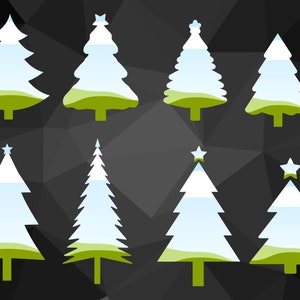 Christmas Tree Canva Frame, Tree Template, Christmas Designs, Mock up ...