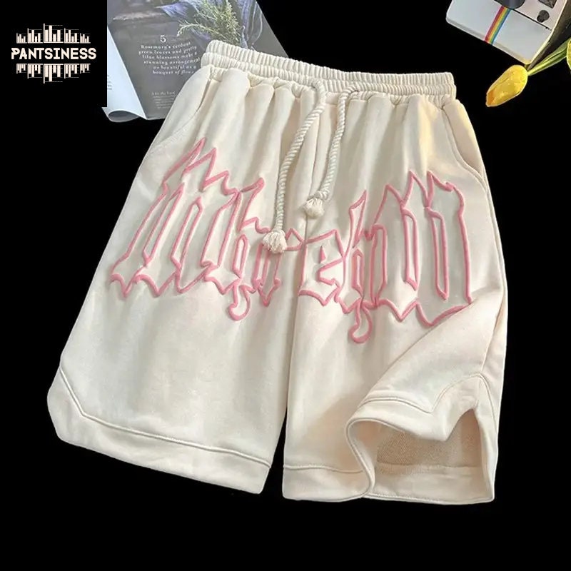 Y2K Summer Printed Shorts, Unisex Harajuku High Street Pants, Casual ...