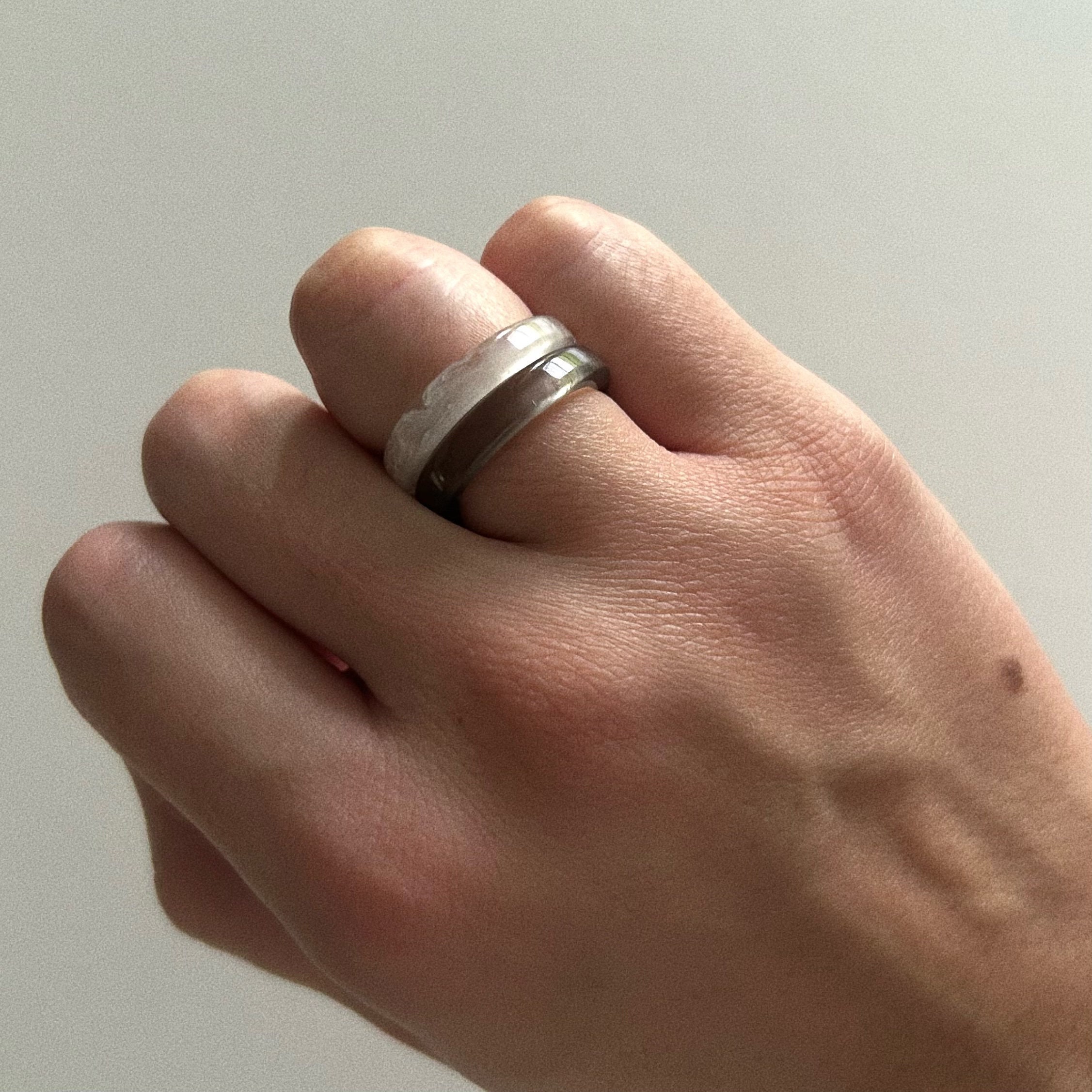 Buy 2 Get 1 FREE 2pc Transparent Multicolor Rings Hyunlix - Etsy Canada