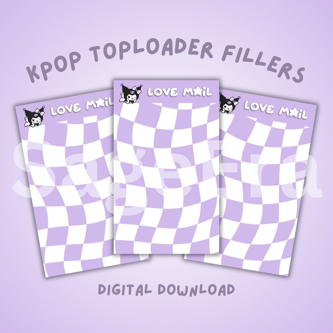 DIGITAL DOWNLOAD Love Mail Toploader Filler, Pull Tab Kpop Trading ...