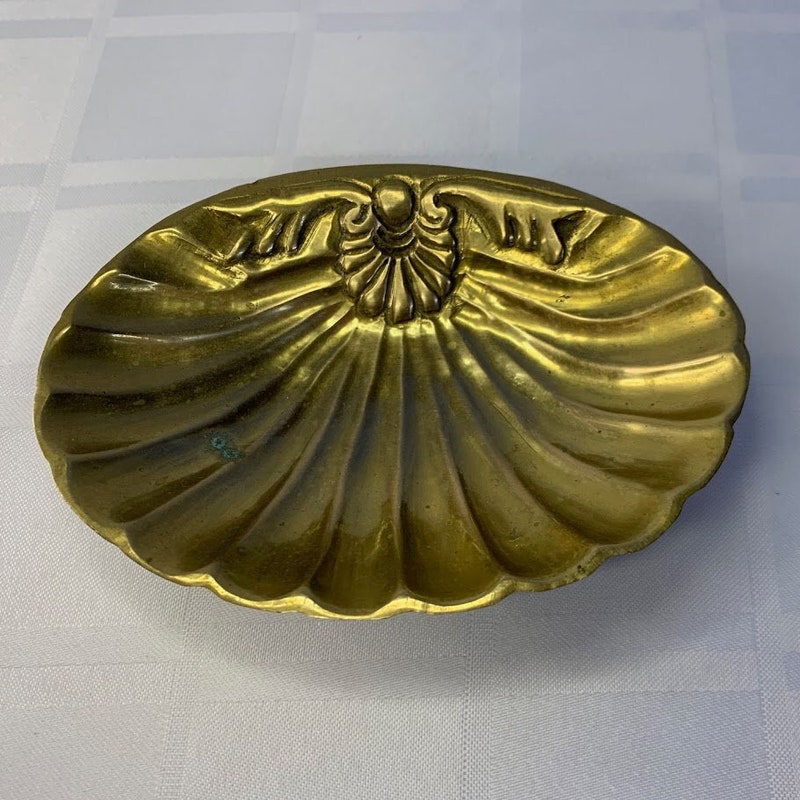 Brass Shell Dish - Etsy