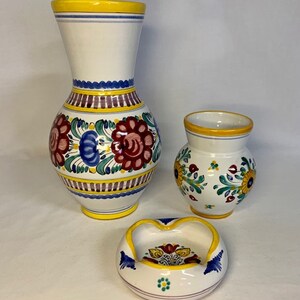 Hand Painted Ceramic Pottery Vintage Slov Keramika Modra Vintage Dish ...