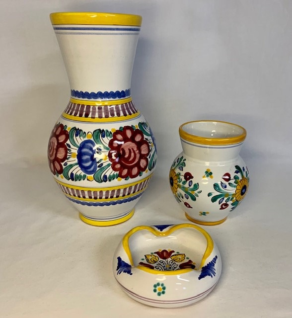 Hand Painted Ceramic Pottery Vintage Slov Keramika Modra Vintage Dish ...