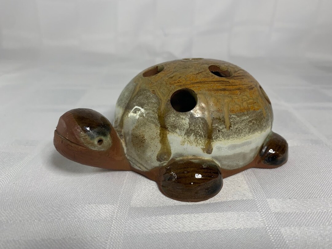 Tortoise Paperweight Vintage Pottery Tortoise Pencil Holder Vintage ...