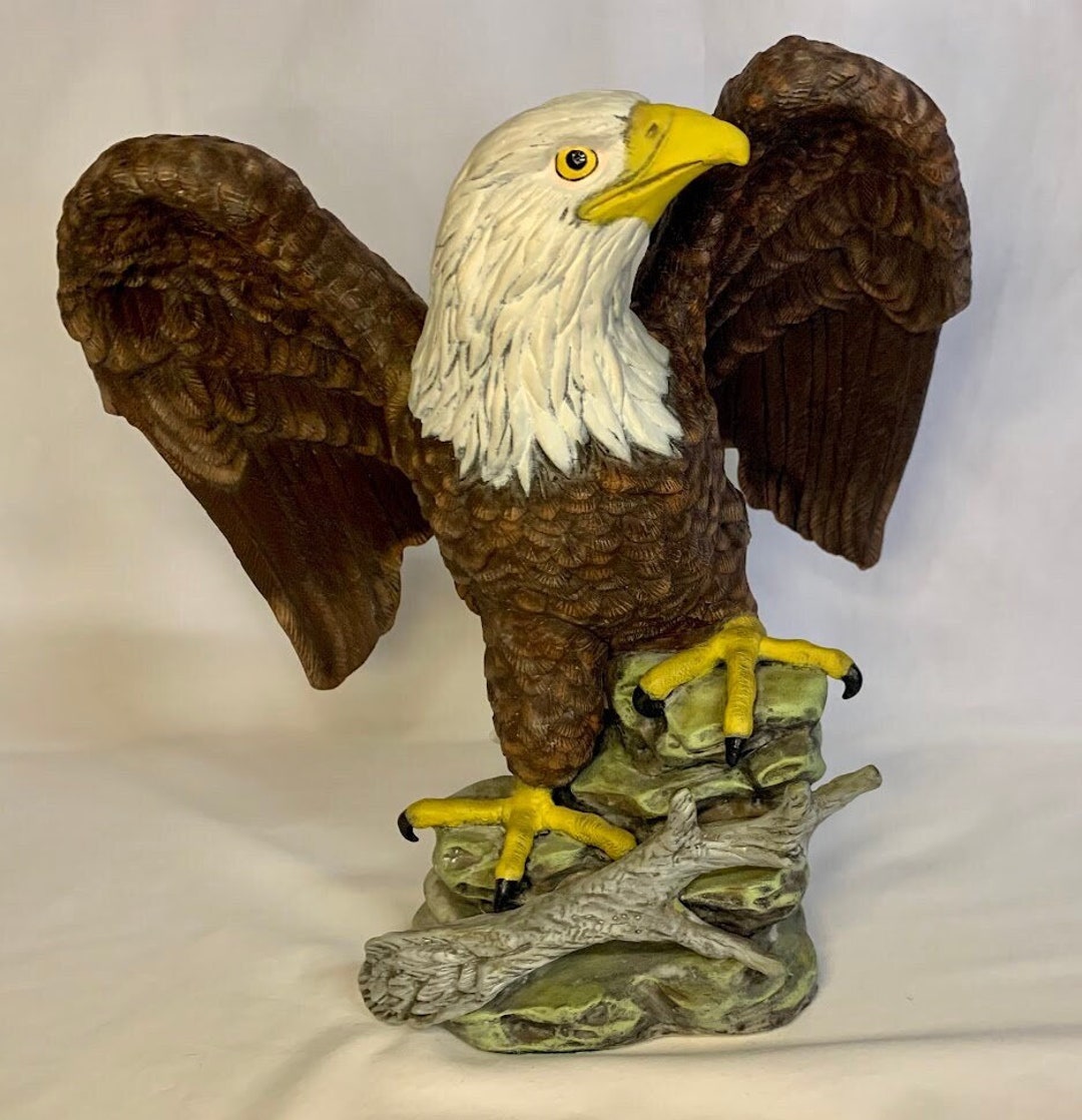 Bald Eagle Statue || Vintage || Bald Eagle Decor || 1970s Home Decor ...
