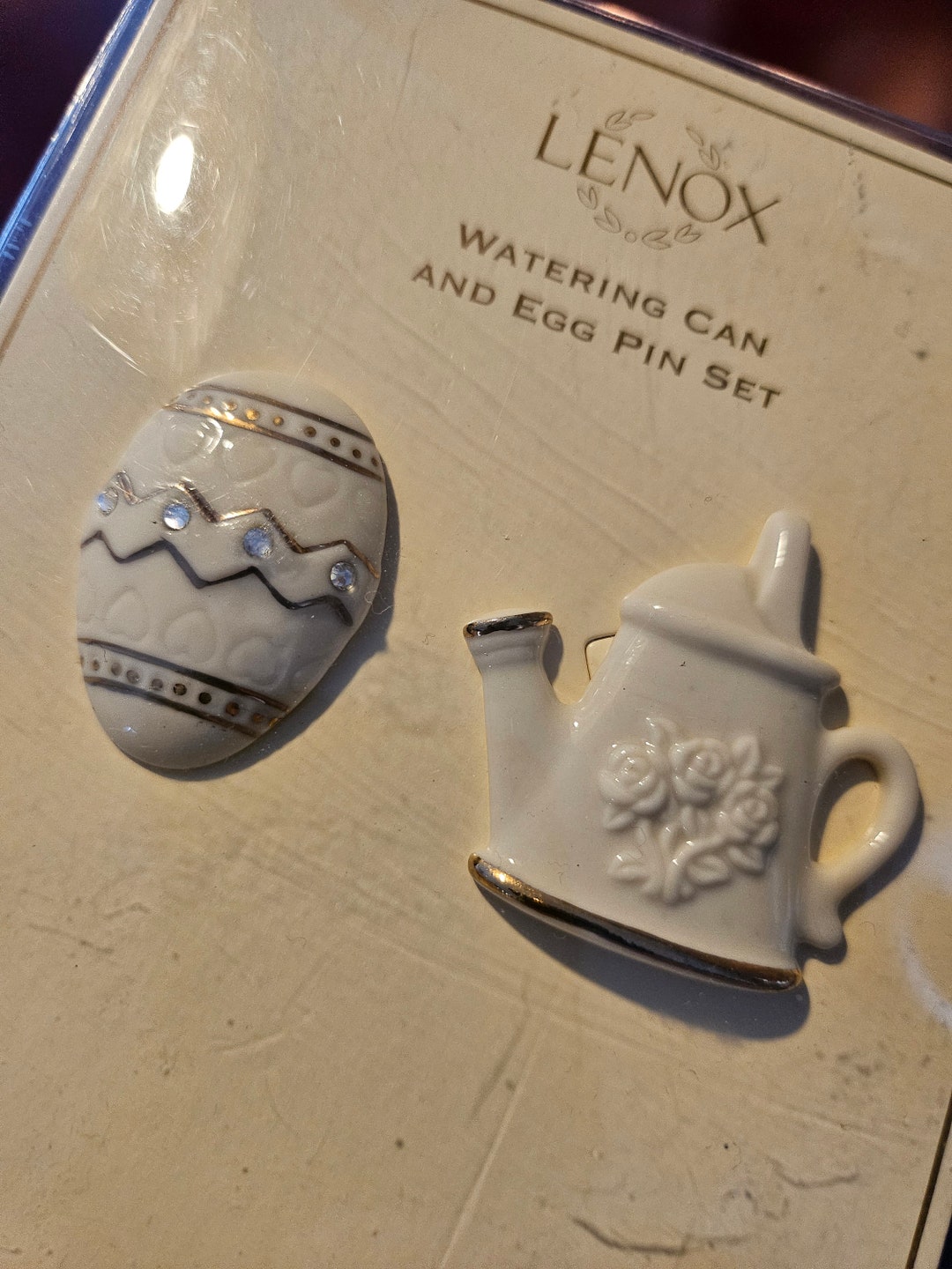 Excellent Easter Pins by Lenox With 24k and Sparkle! NIP - Etsy