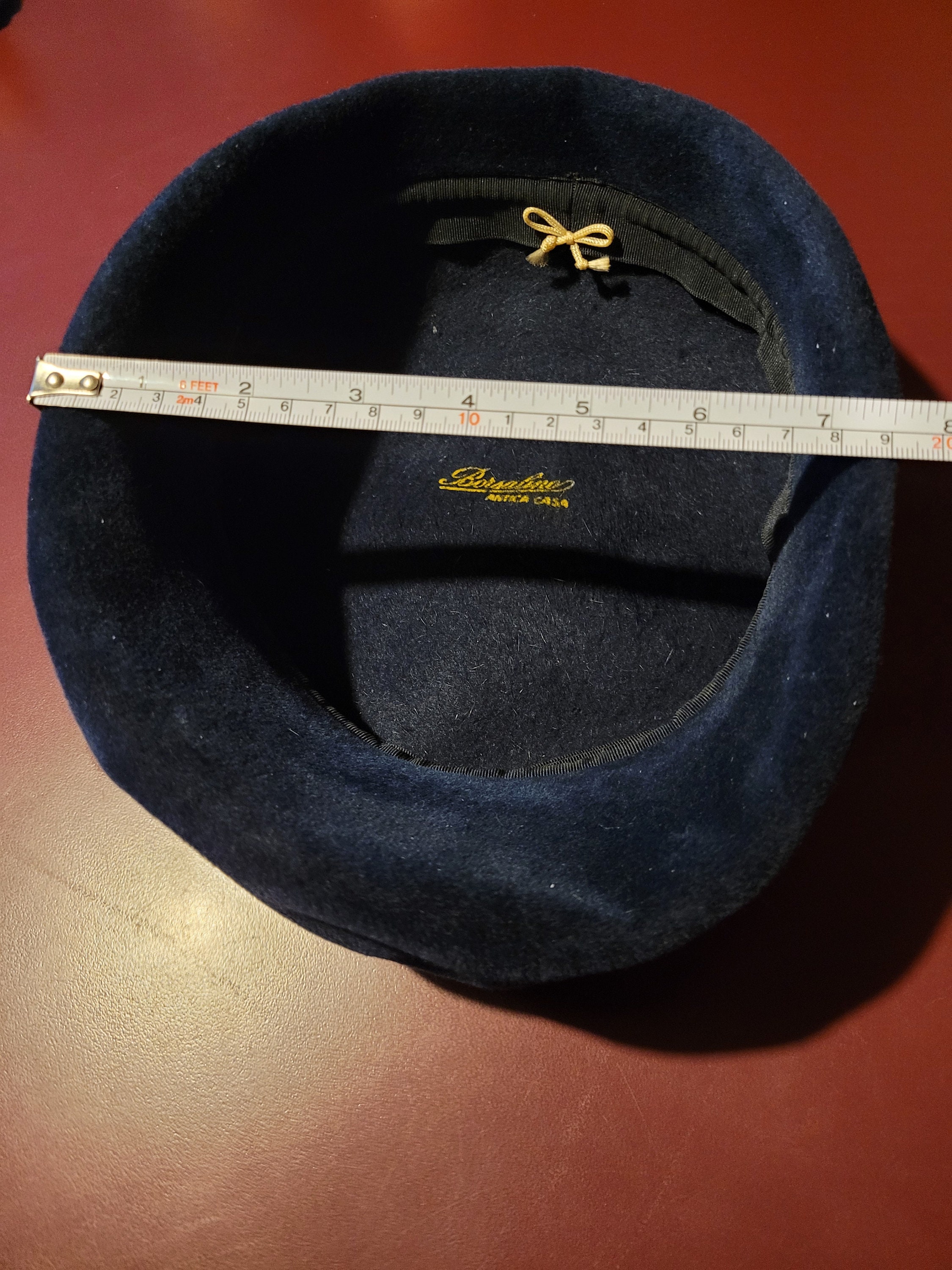 Super Chic Vintage Ladies Italian LUXURIOUS VELVET Hat by Borsalino ...