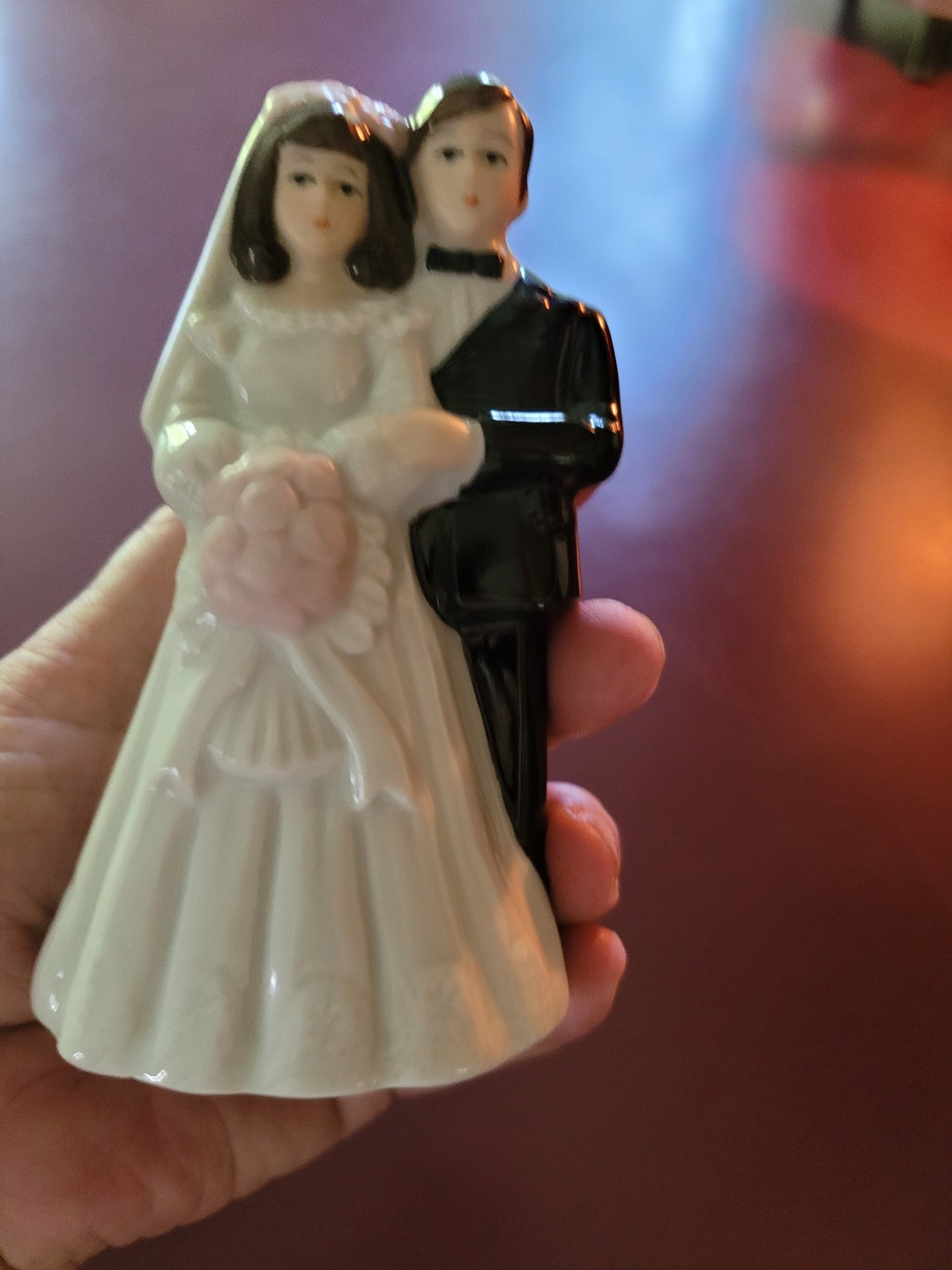 Classic Vintage MCM Wedding Cake Topper - Etsy