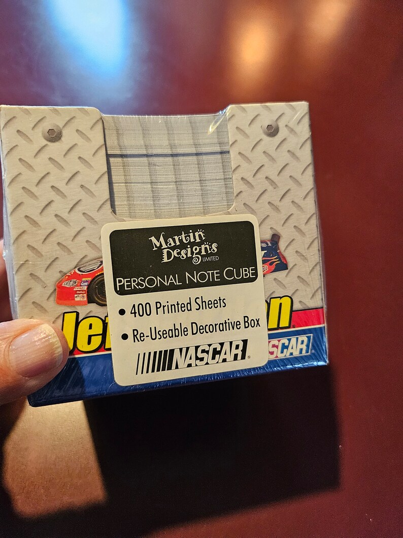 Vintage Jeff Gordon Notepad Block - Etsy