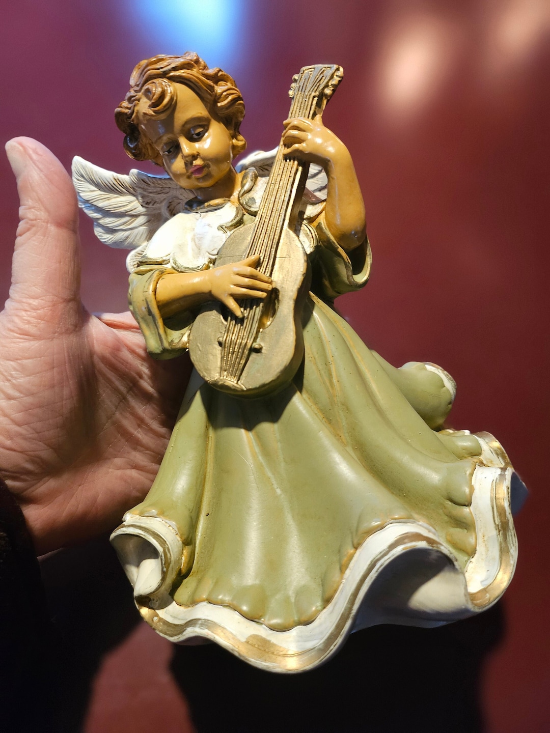 Amazing Vintage Italian Angel Strumming a Guitar ;) - Etsy