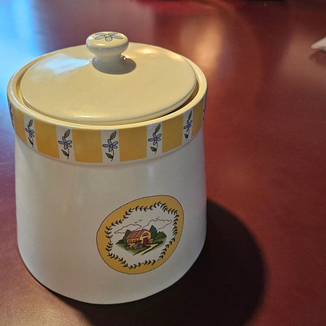 80s Russ Small Container...sweet Little Graphic Says Home Sweet Home to ...