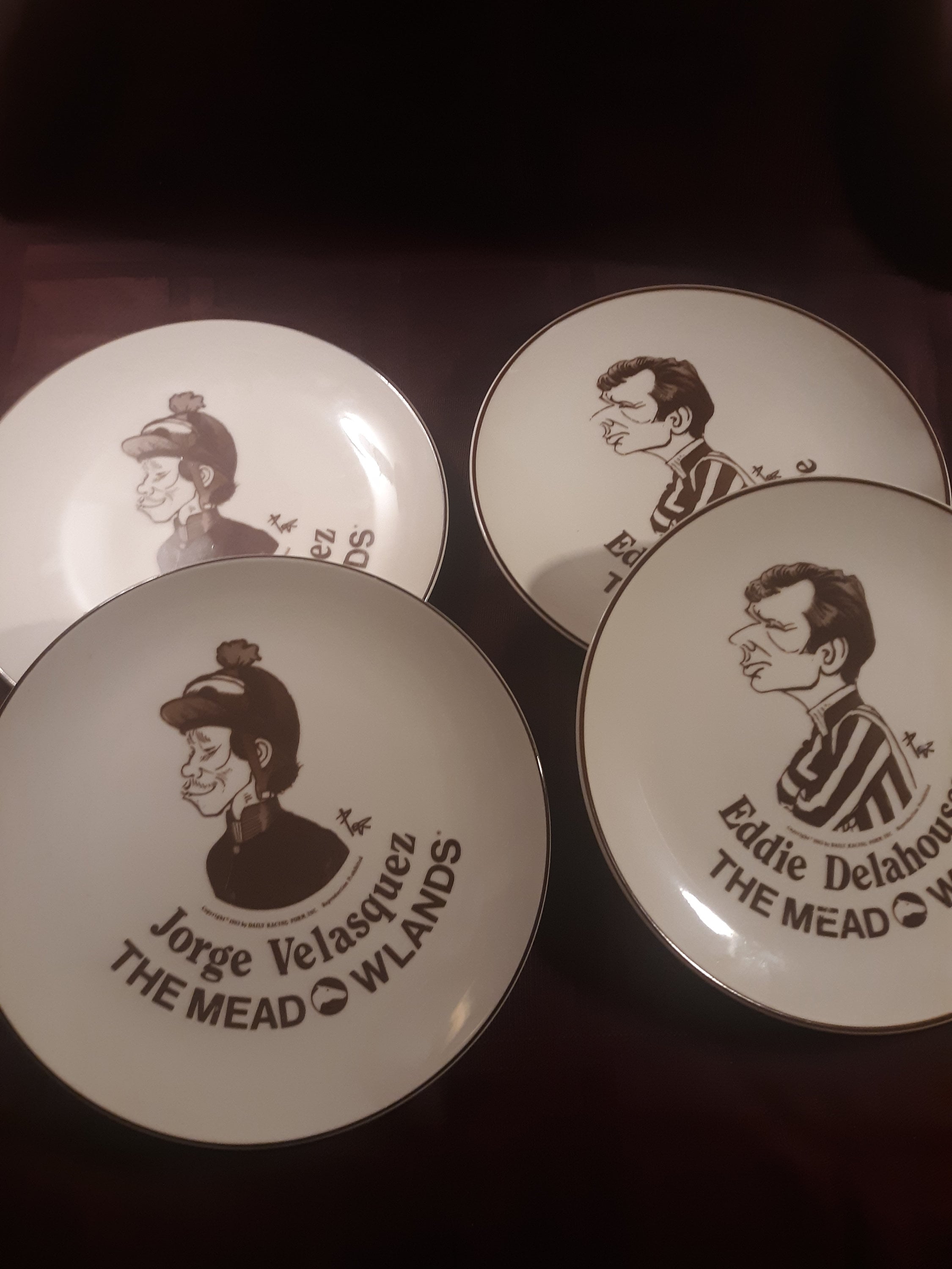 Vintage Jockey Plates - Etsy