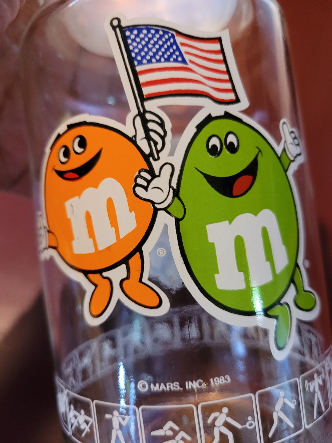Vintage Mandm LA Olympics Collector Jar... Boy Those Mandms Have ...