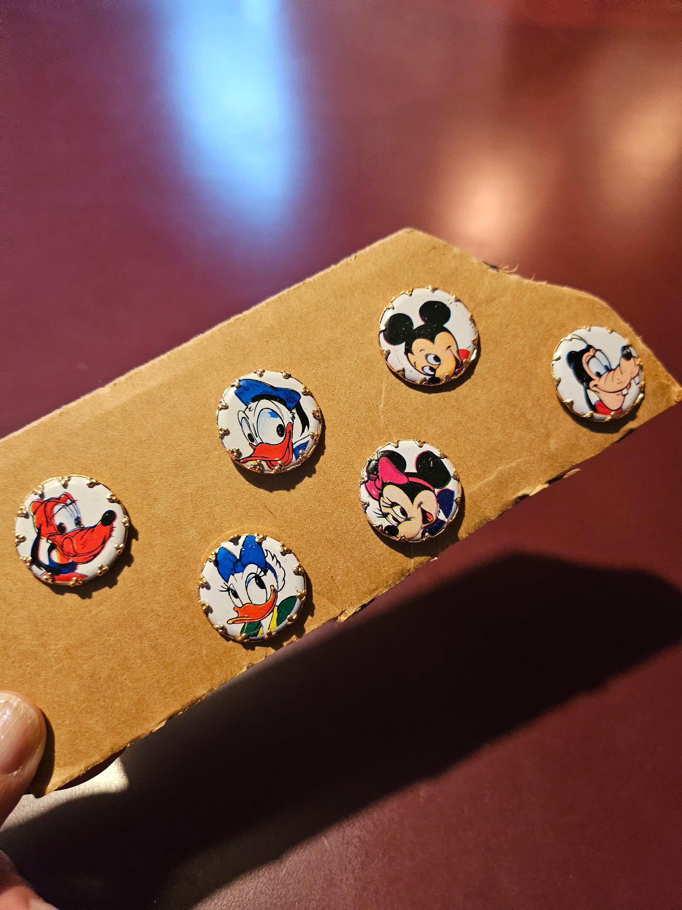 Fun 60s Mickey and Minnie Plastic Ring Set Goofy and Others, Too - Etsy