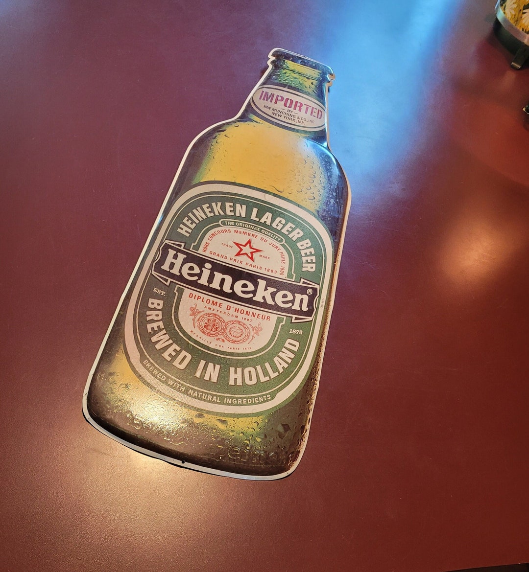 Fun Vintage Heineken Tin Sign! - Etsy