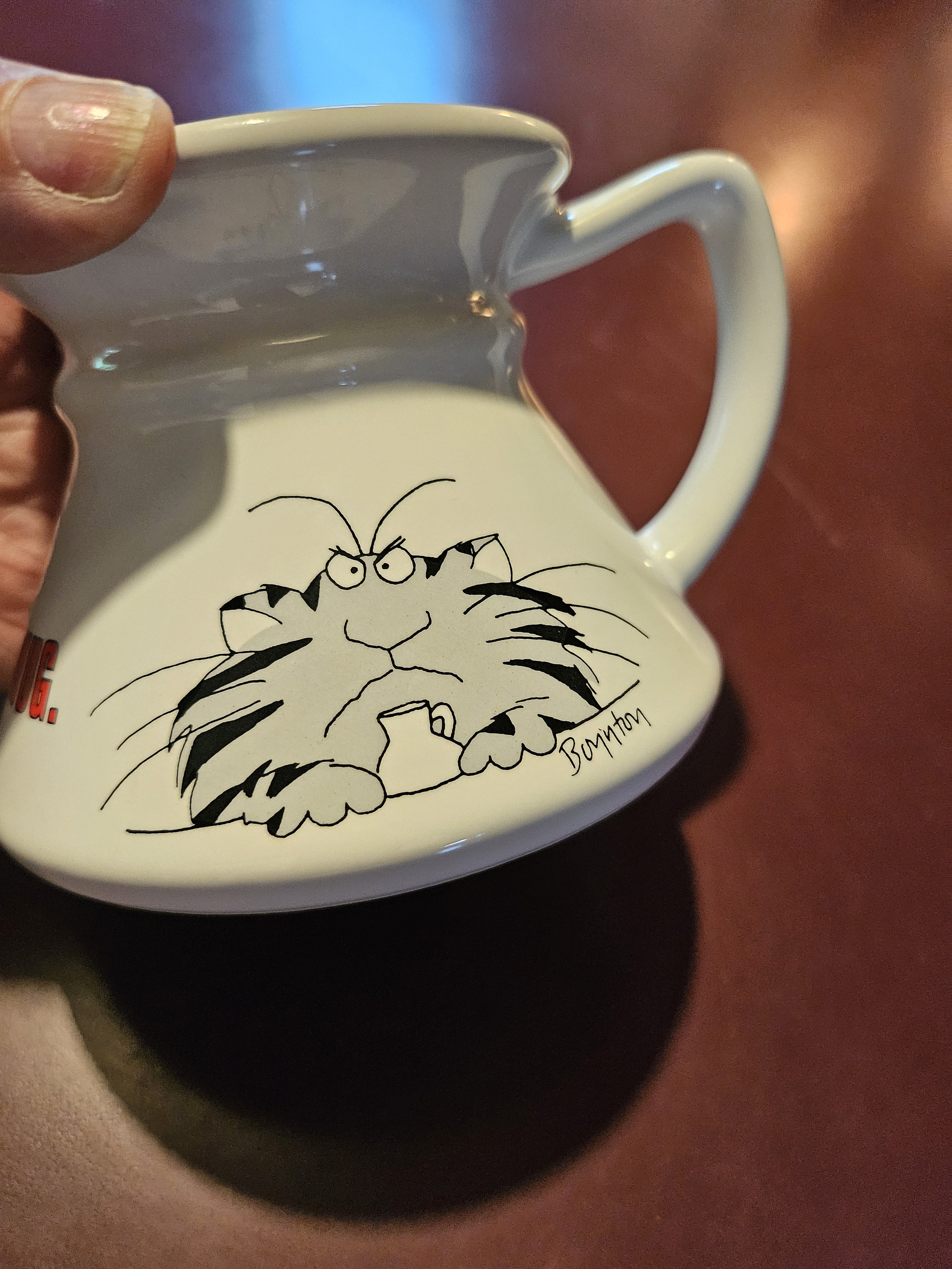 Warning Angry Cat Mug...no Spill and Fun 80s Boynton Mug...see the Mug ...
