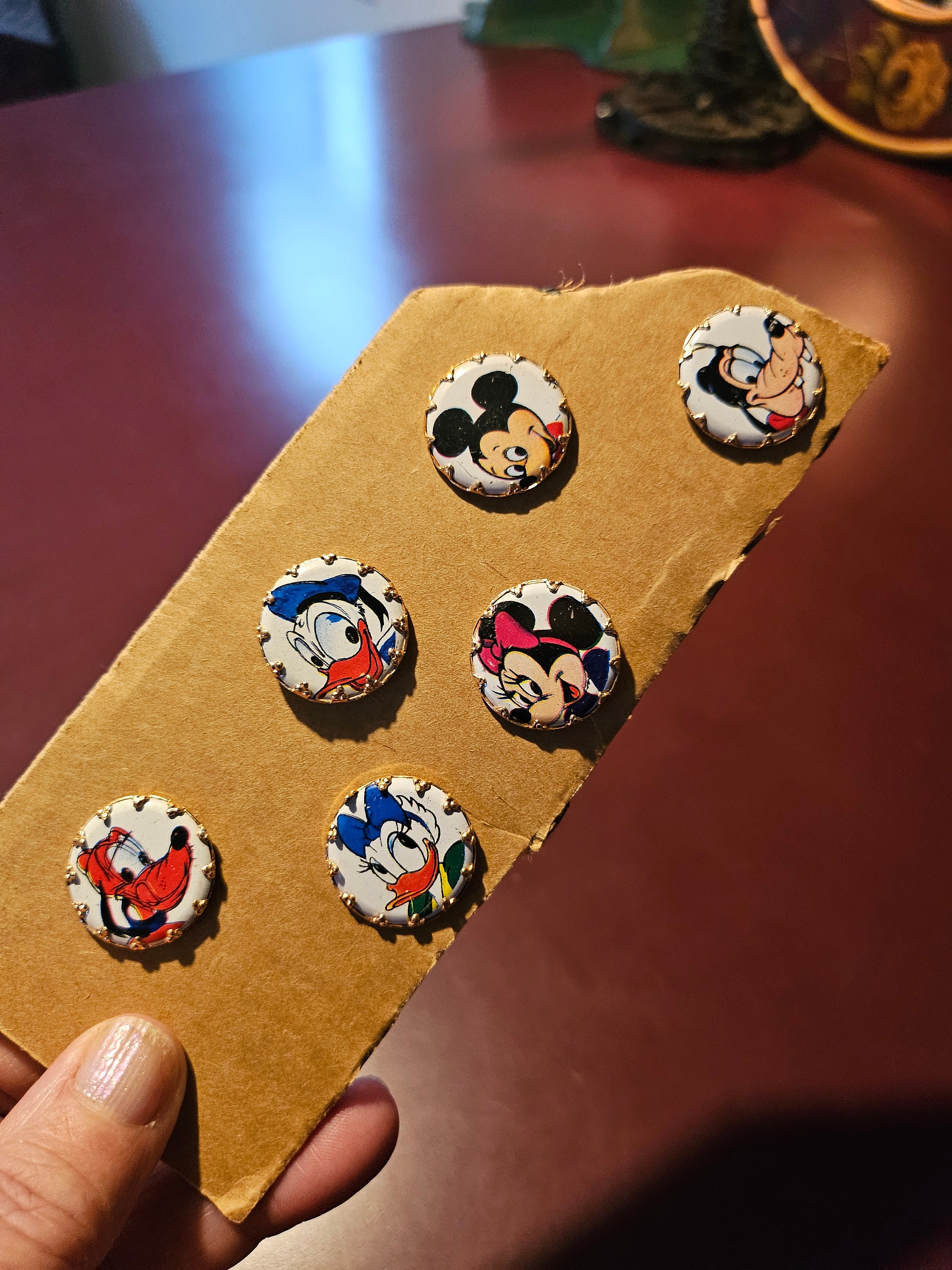 Fun 60s Mickey and Minnie Plastic Ring Set Goofy and Others, Too - Etsy