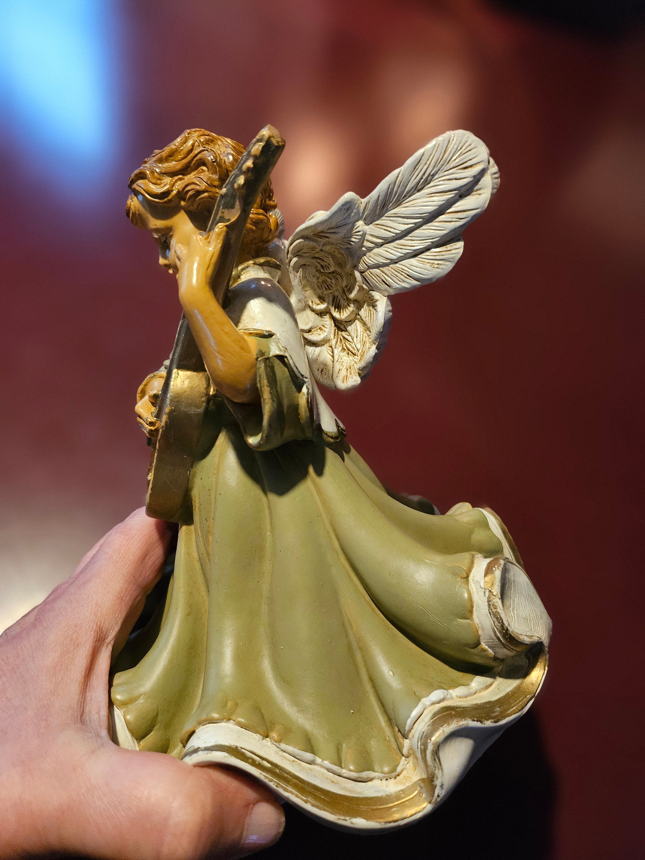 Amazing Vintage Italian Angel Strumming a Guitar - Etsy